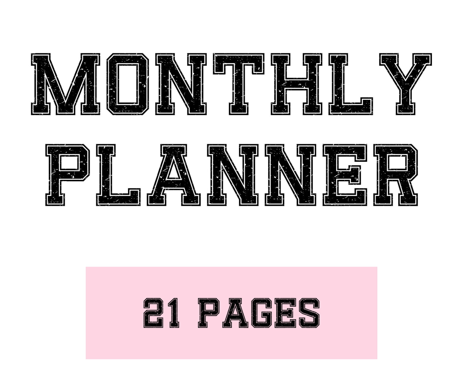 Digital Monthly Planner - Colorband Creative