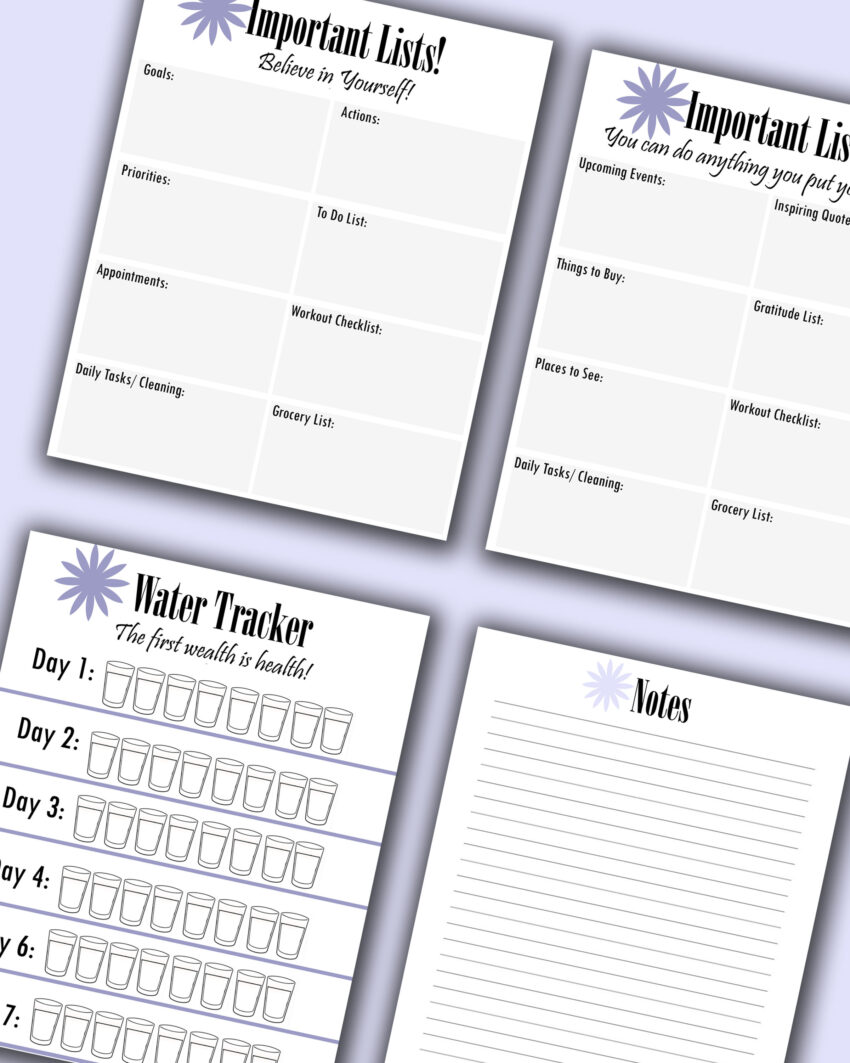 Digital Monthly Planner - Colorband Creative